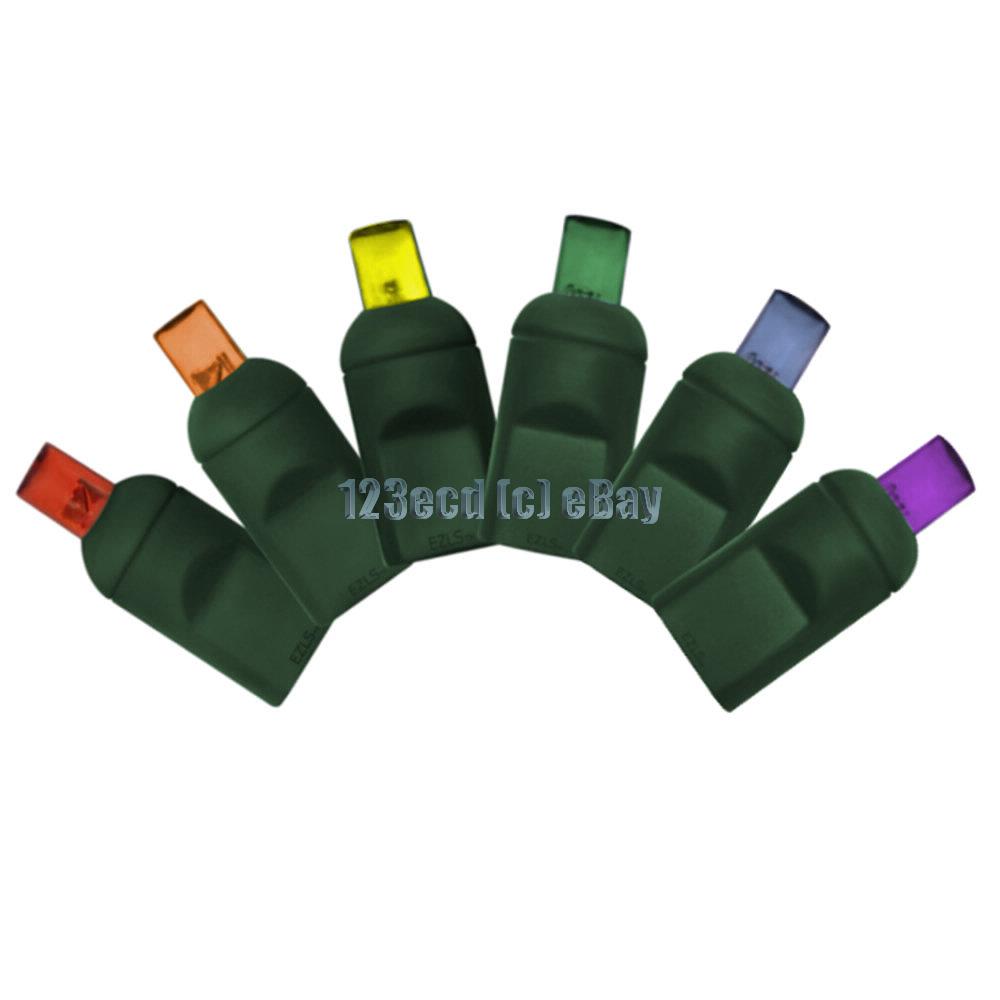 5mm LED Christmas Lights strands 25ft All colors | eBay