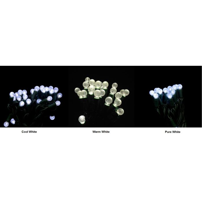 Pure White G12 Christmas Lights