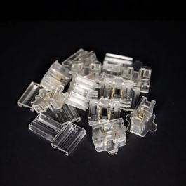 10 pieces clear Female Inline Zip Plug SPT-1